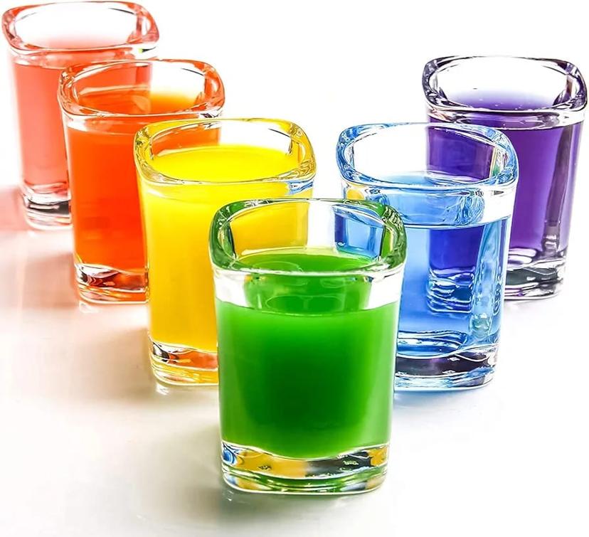 Square Design Heavy Shot Glass | Kandy Selection