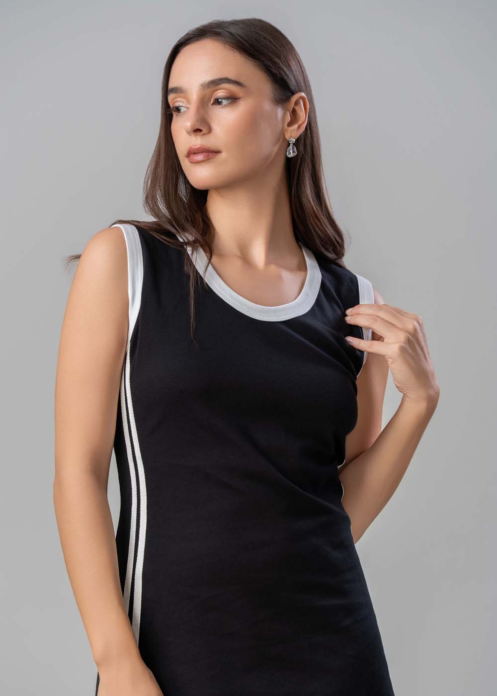 Varsity Stripe Column Dress | Kandy Selection