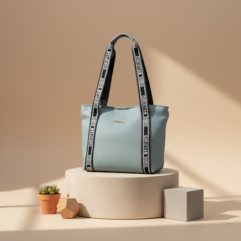 Light Blue Tote Bag | Kandy Selection