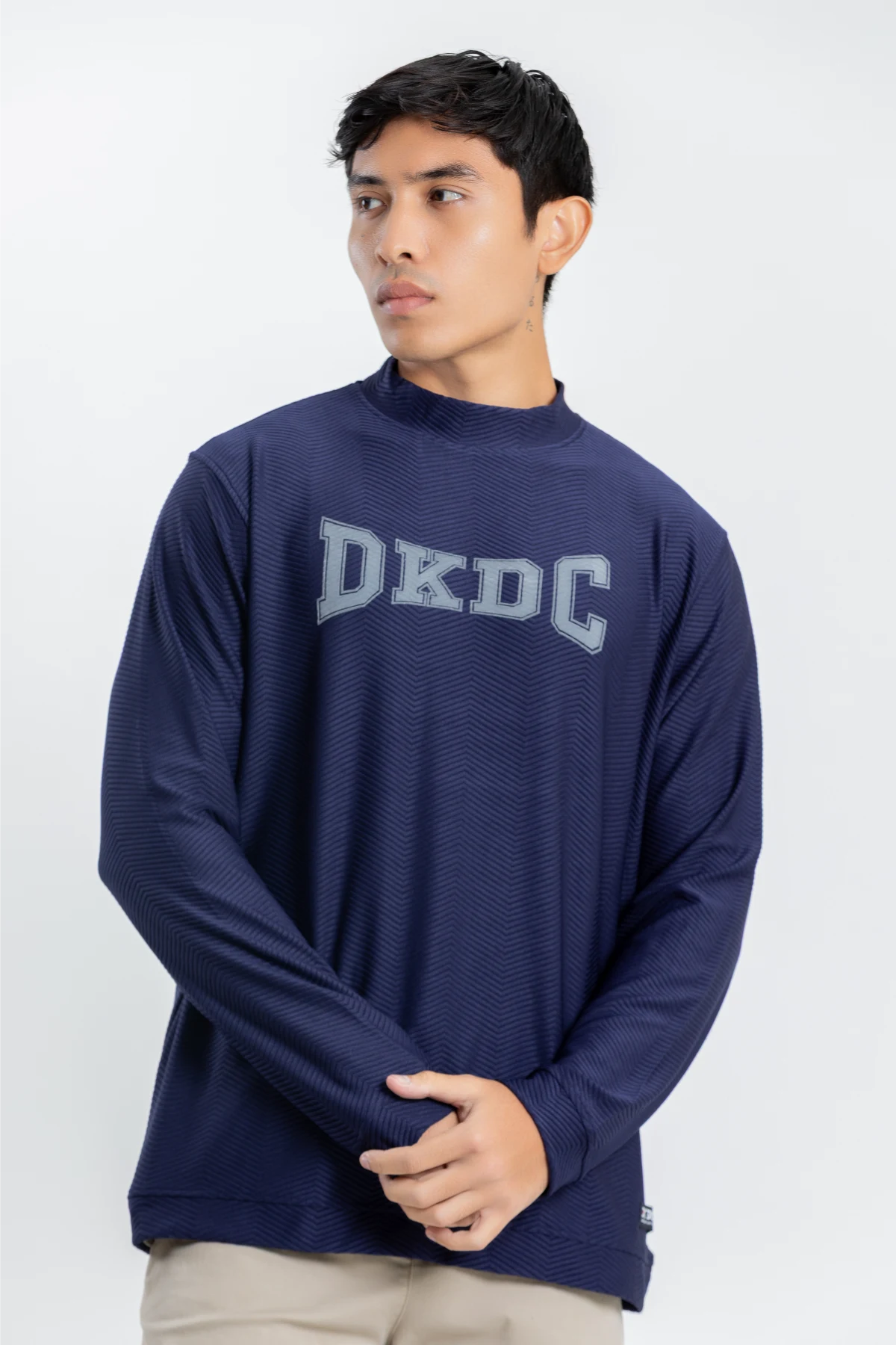 DKDC College Eagles Long Sleeve Blue T-Shirt | Kandy Selection