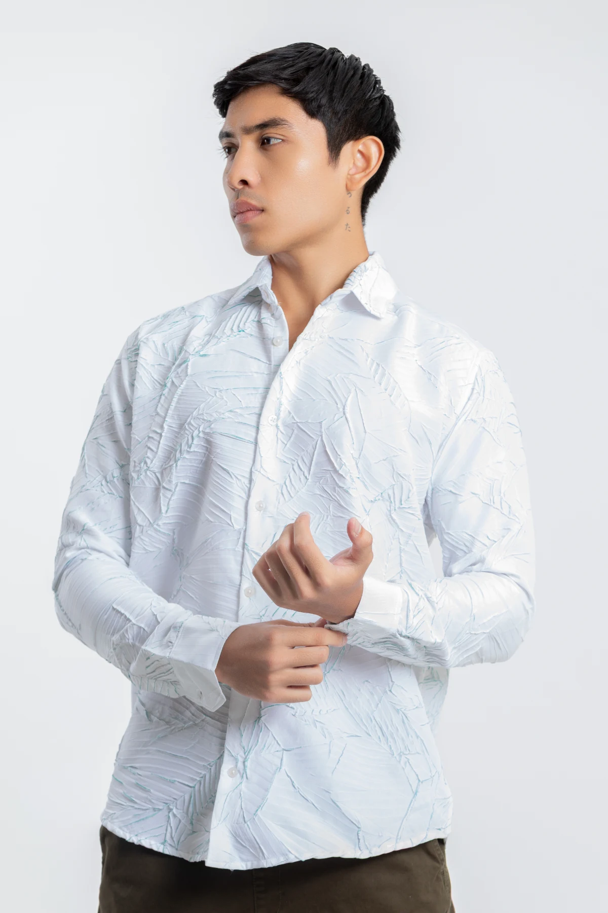 NEW MEN'S HIGH QUALITY TEXTURE FABRICS SHIRT | Kandy Selection