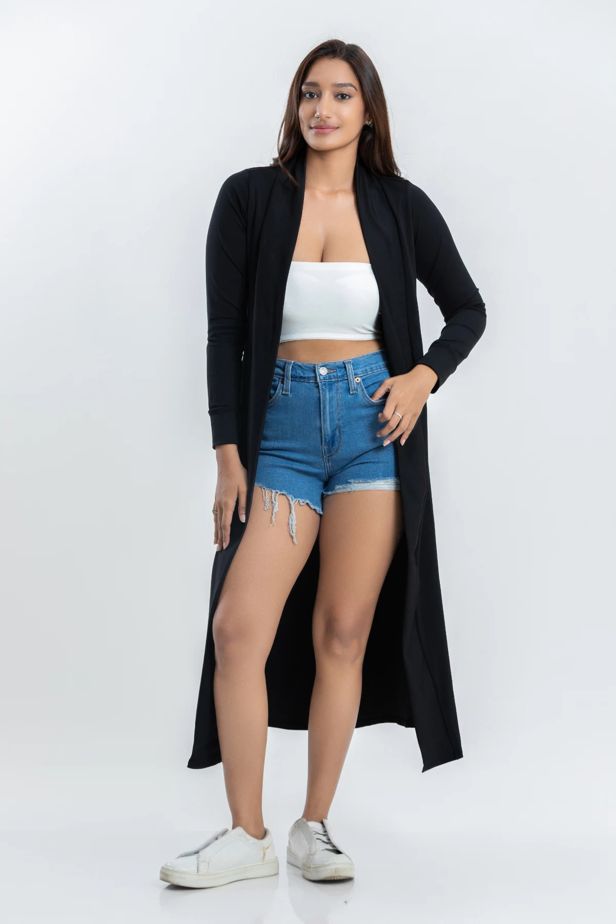 Boohoo Long Sleeve Maxi Cardigan Coat | Kandy Selection