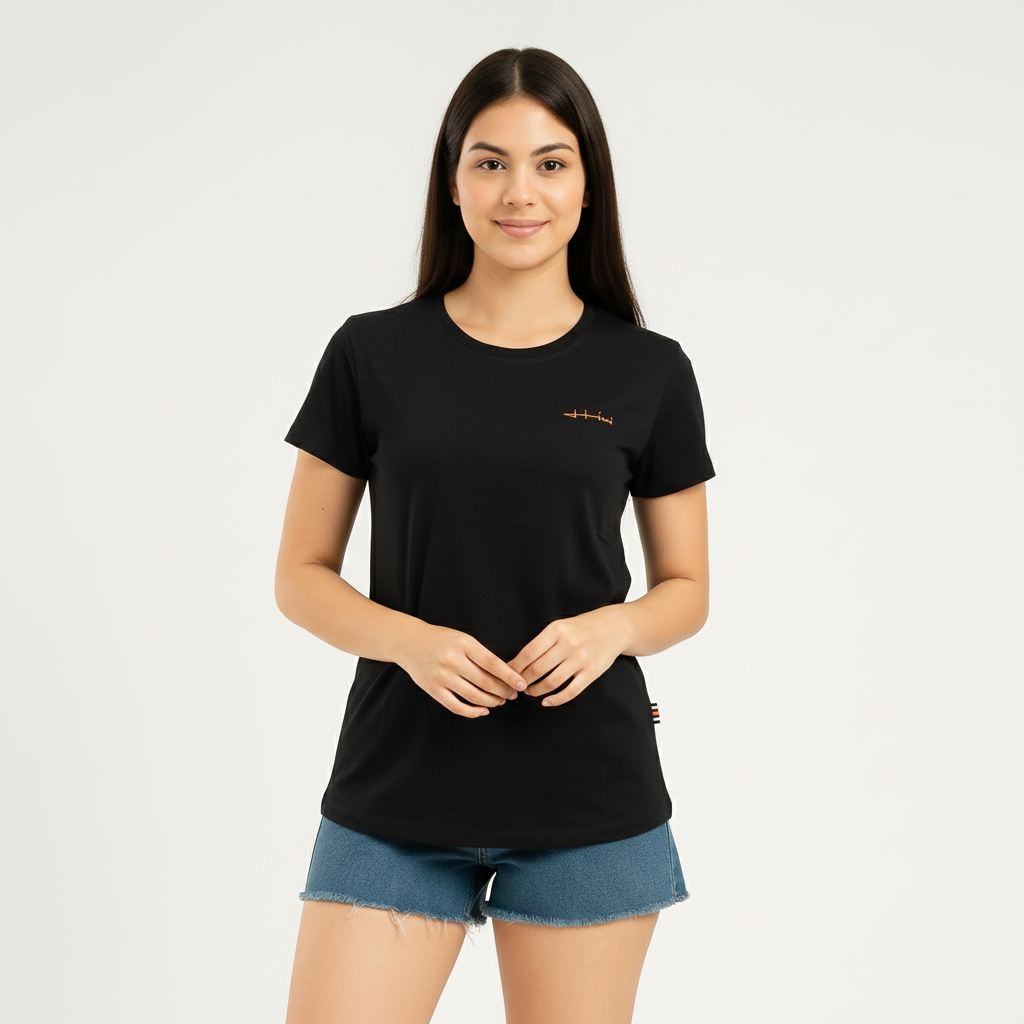 Women's Round Neck Relax Color Tshirt | Kandy Selection