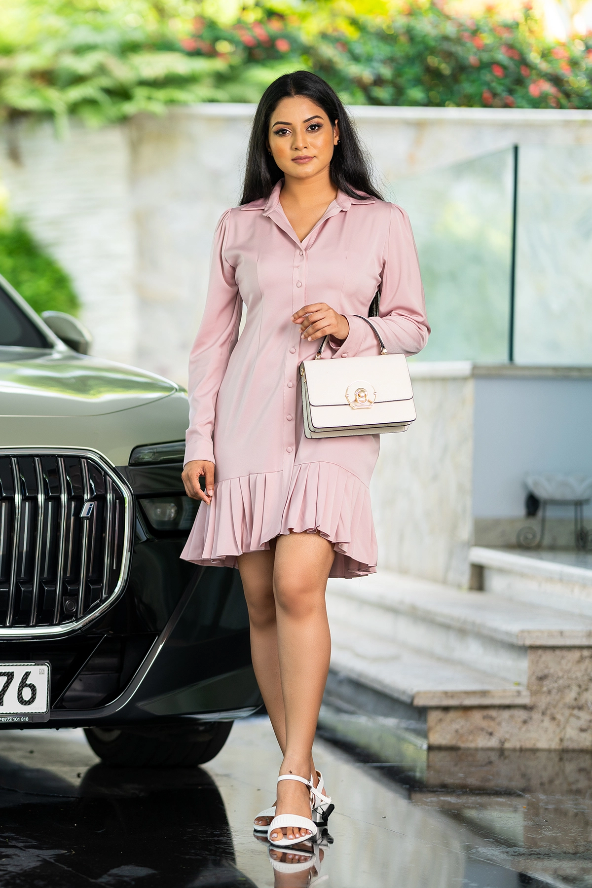 Women Fit and Flare Shirt Dress | Kandy Selection