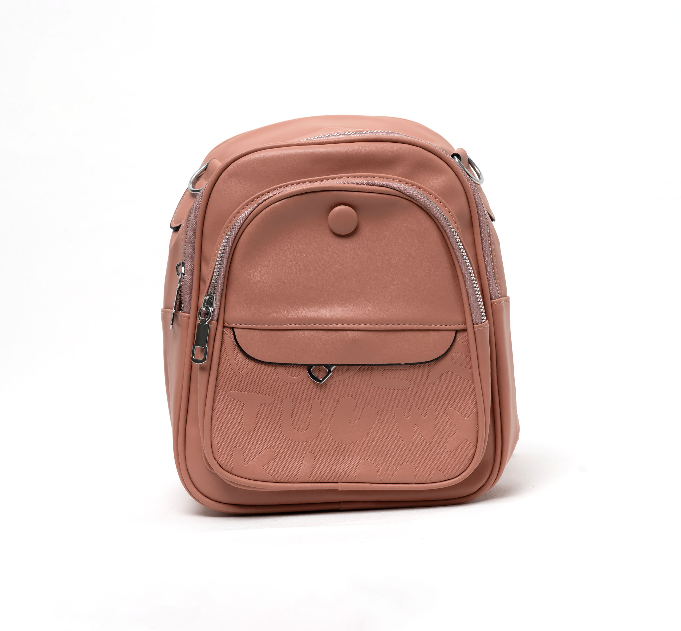 Dust Pink Fashion Backpack | Kandy Selection