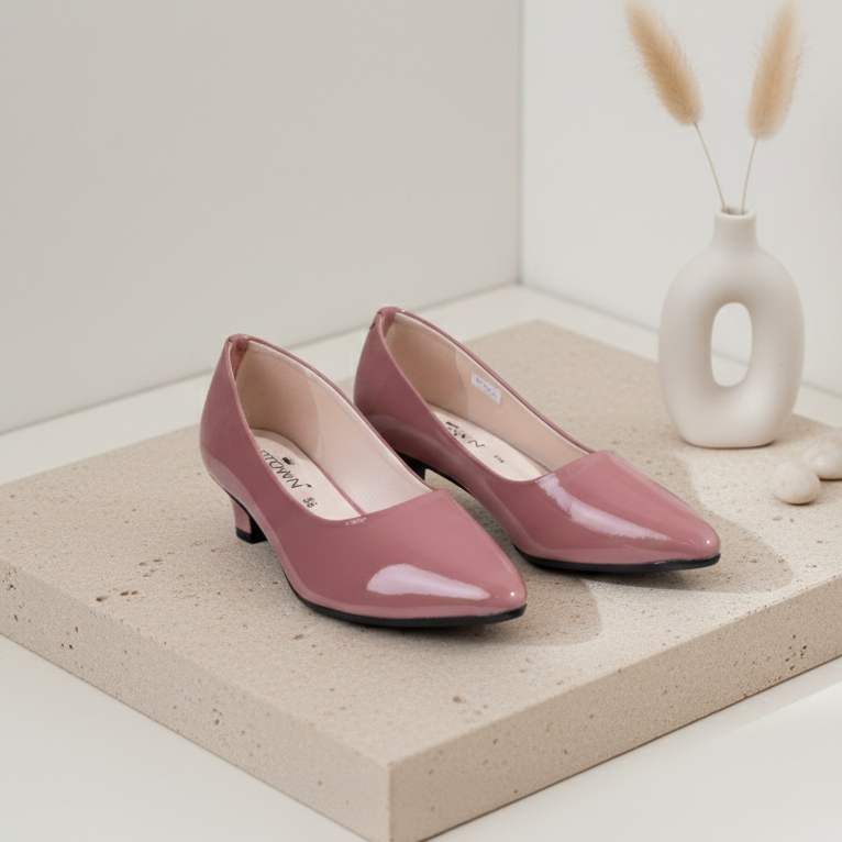 Pink Color Court Shoe | Kandy Selection